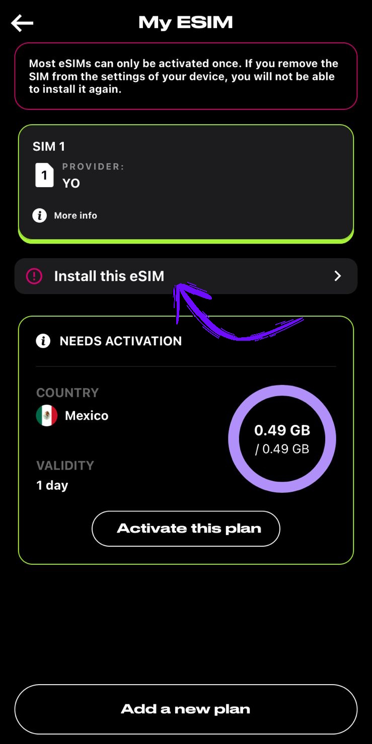 eSIM+ Full Set-up Guide (Android) – English